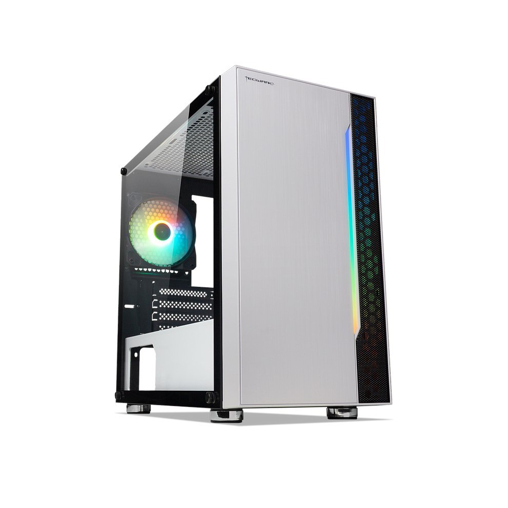 TECWARE M3 TG MATX Gaming Case - Black/White | Shopee Malaysia