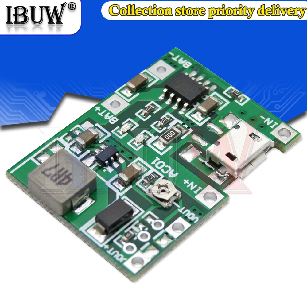 1PCS 3.7V 9V 5V 2A Adjustable Step Up 18650 Lithium Battery Charging ...