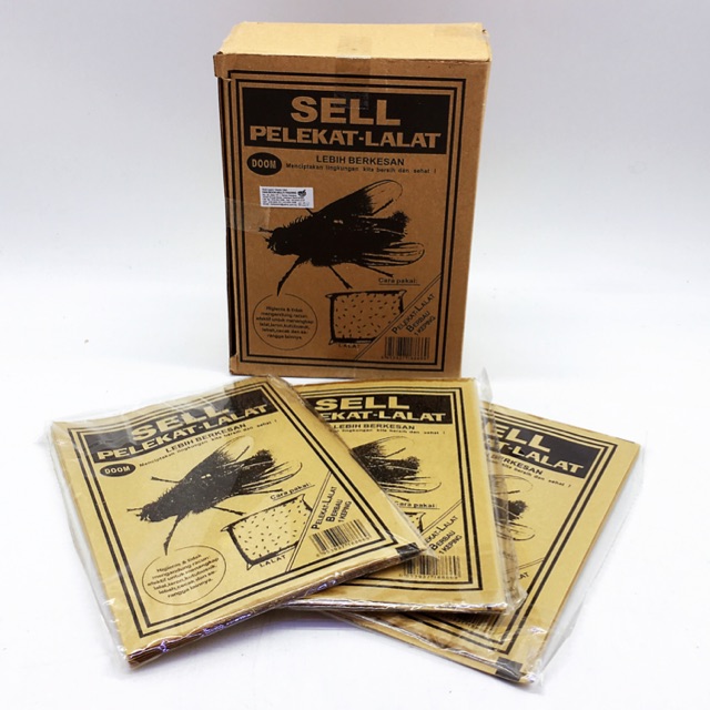 PELEKAT LALAT ( 100 sheets ) | Shopee Malaysia