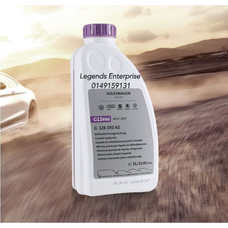 Genuine Volkswagen Audi Coolant G12evo Ready Mix Coolant Antifreeze ...