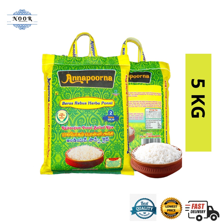 Annapoorna Ponni Rice /Beras Herbal Ponni Low GI/Ponni Pulangal Arisi ...