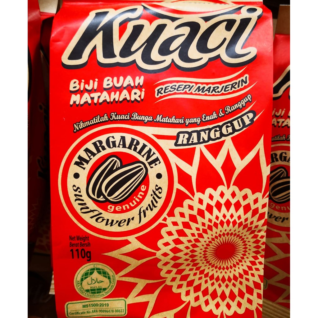 Hogomas Kuaci Roaster Sunflower Seeds (Kuaci Biji Buah Matahari) 110g ...