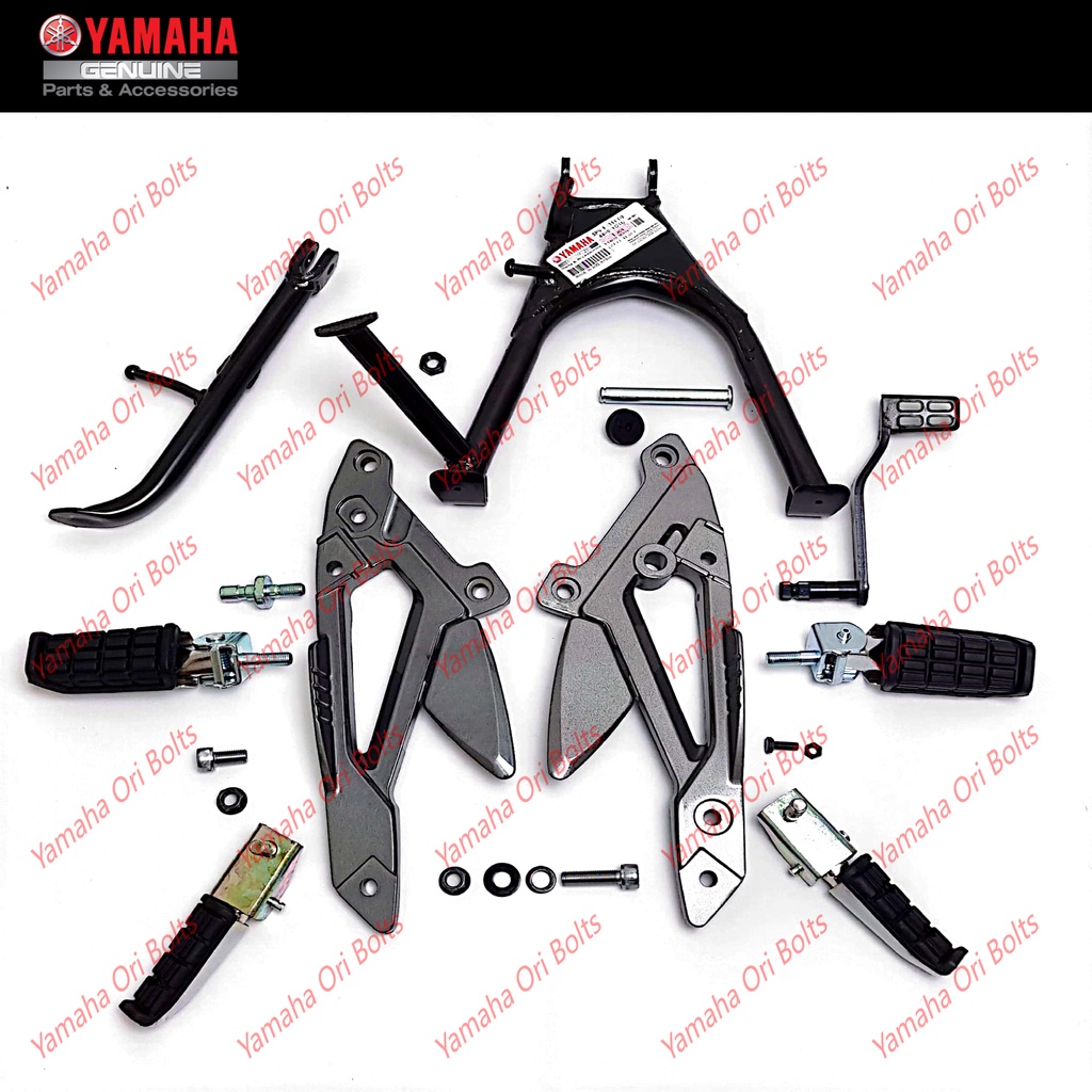 Yamaha Original RXZ Front Footrest Papan Pemijak Side Main Stand Rear ...