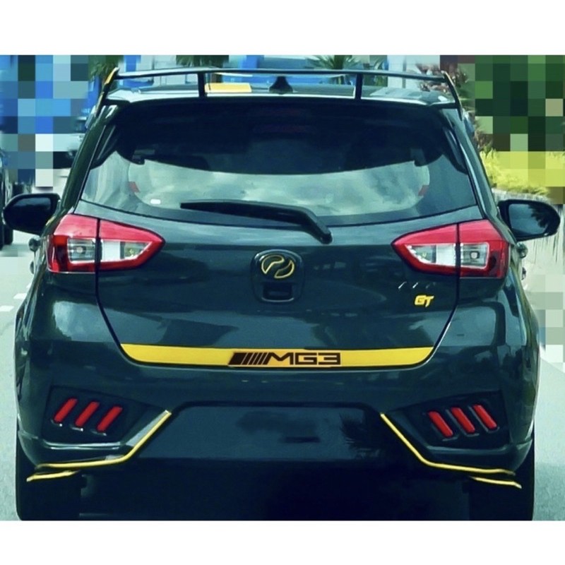 Ready Stock # Perodua Myvi Gen 3 (MG3)Boot Line Sticker | Shopee Malaysia
