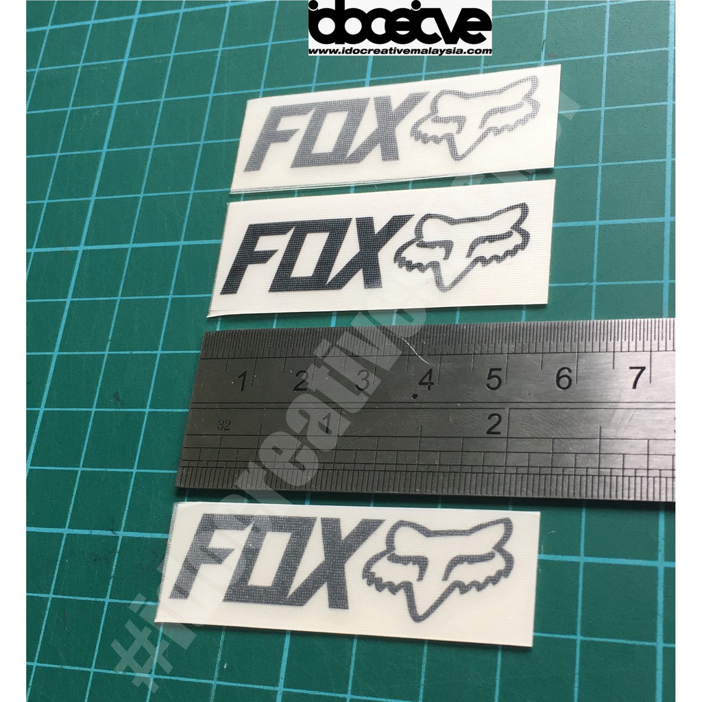 FOX Bicycle 2in / Car/ Motor/ Outdoor Sticker (3 pcs) | Shopee Malaysia
