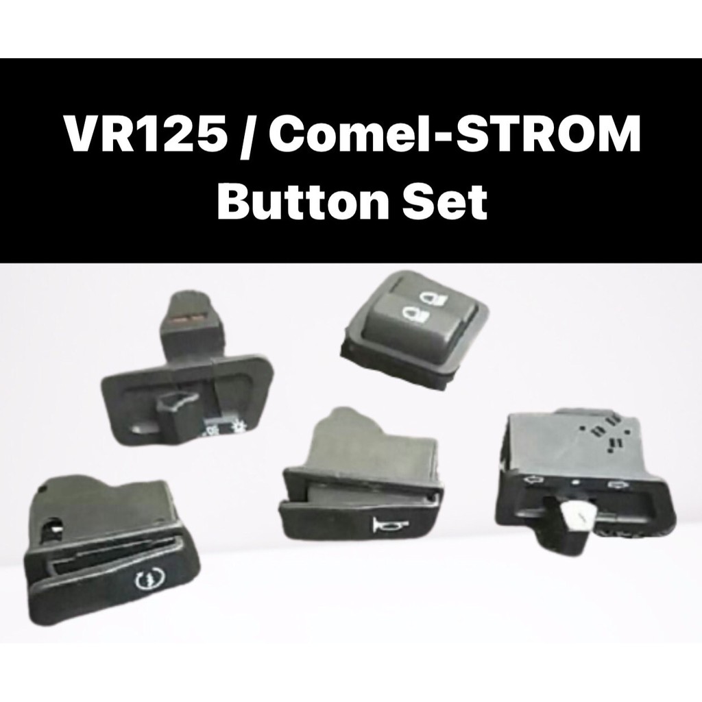 SUZUKI VR125 VR 125 COMEL STROM BUTTON SET BUTTON FULL COMPLETE SET ...