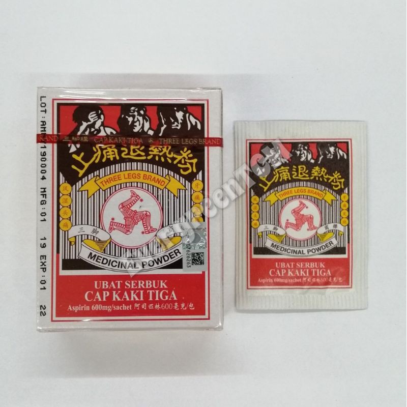 Three Legs Brand Medicinal Powder 三脚标 止痛退热粉 | Shopee Malaysia