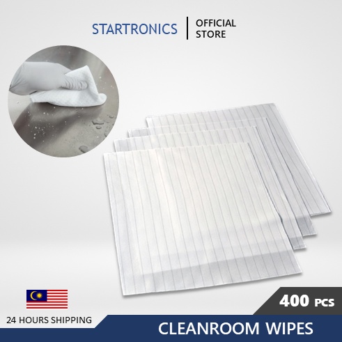 Lint Free ESD Antistatic Cleanroom Wipes Wiper | Shopee Malaysia