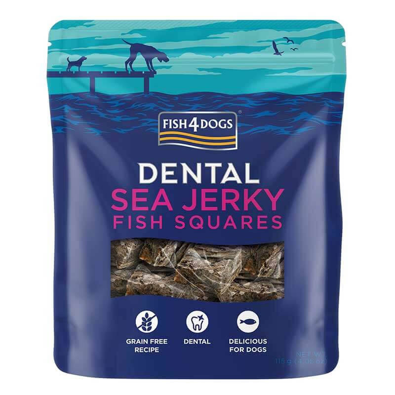 FISH 4 DOGS Sea Jerky Fish Squares 115G | Shopee Malaysia