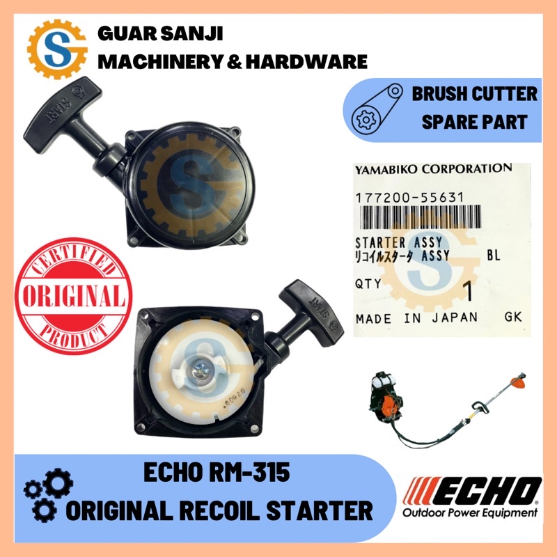 [ORIGINAL] ECHO RM-315 BRUSH CUTTER RECOIL STARTER ECHO SPAREPART | Shopee Malaysia