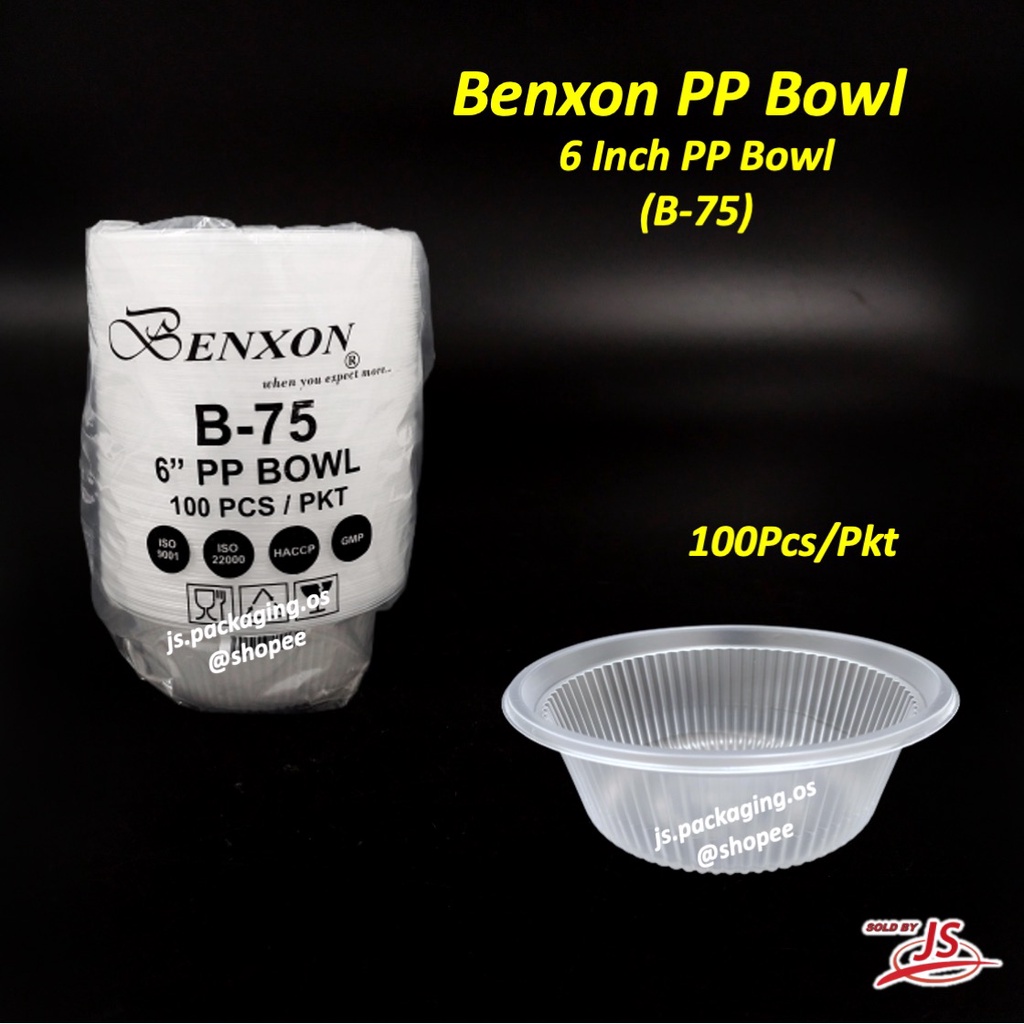 Bowl Disposable PP Plastic Bowl 4"/5"/6" [50/100pcs±] Mangkuk Plastik ...
