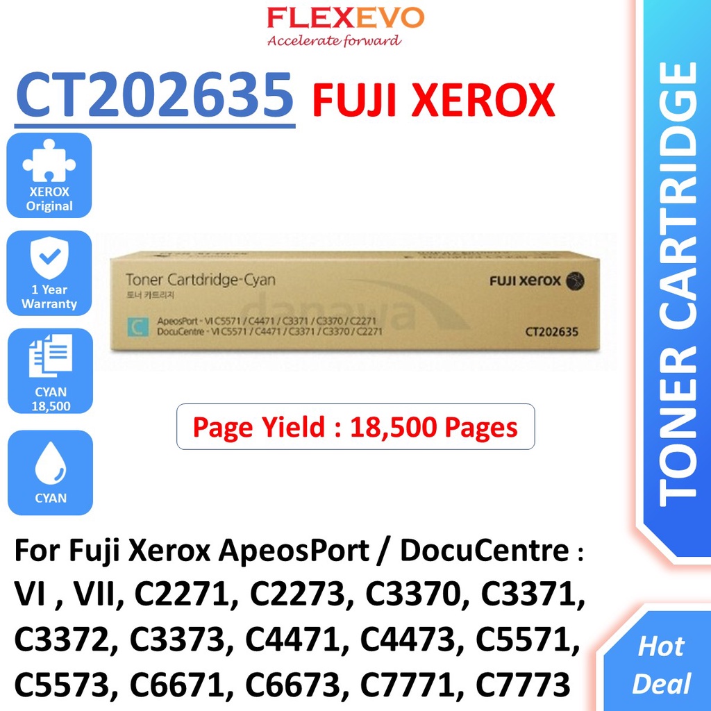 Fuji Xerox CT202635 Apeosport Docucentre VI VII C2271 C2273 C3370 C3371 C3372 C3373 C4471 C4473 ...