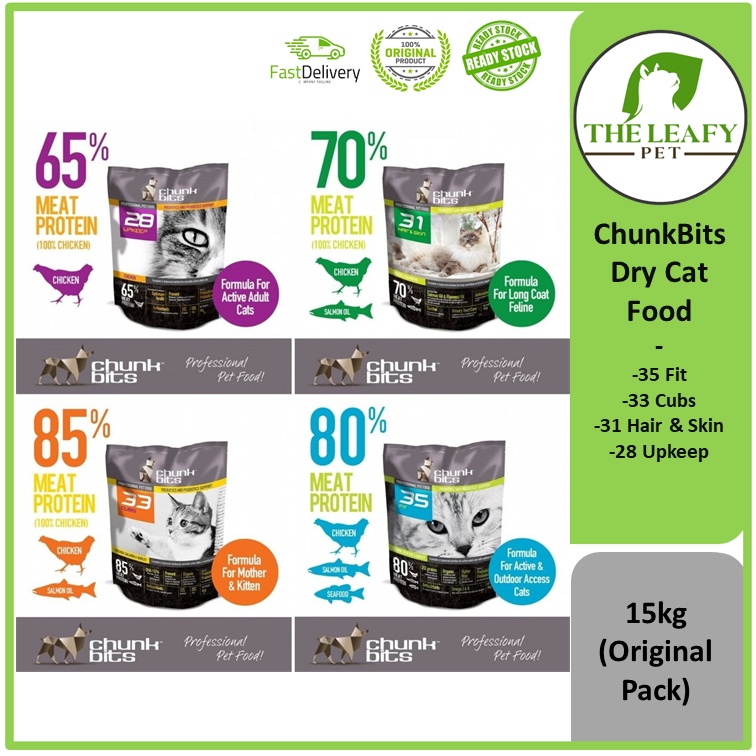Chunkbits / Chunk Bits Dry Cat Food 28 Upkeep / 31 Hair & Skin / 33 ...