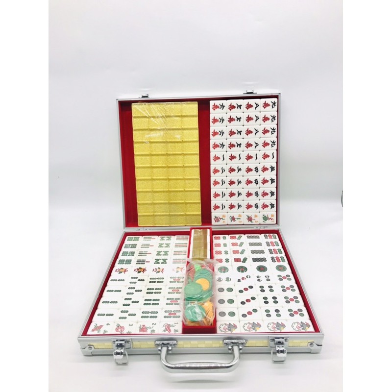 MAHJONG GOLD DIAMOND COLOUR 120PCS MALAYSIA 🇲🇾 READY STOCK 4 PLAYER ...