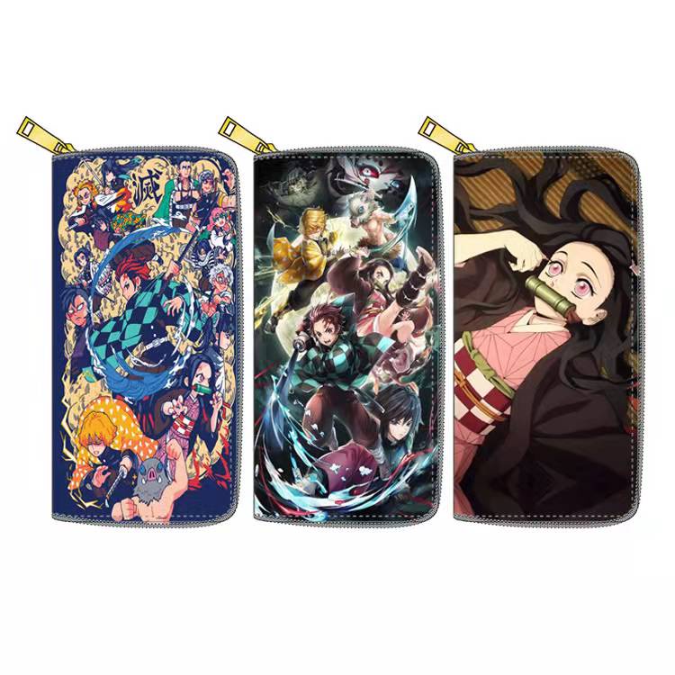 Demon Slayer Wallet Wallet Pemegang Kad Demon Slayer Mengelilingi ...