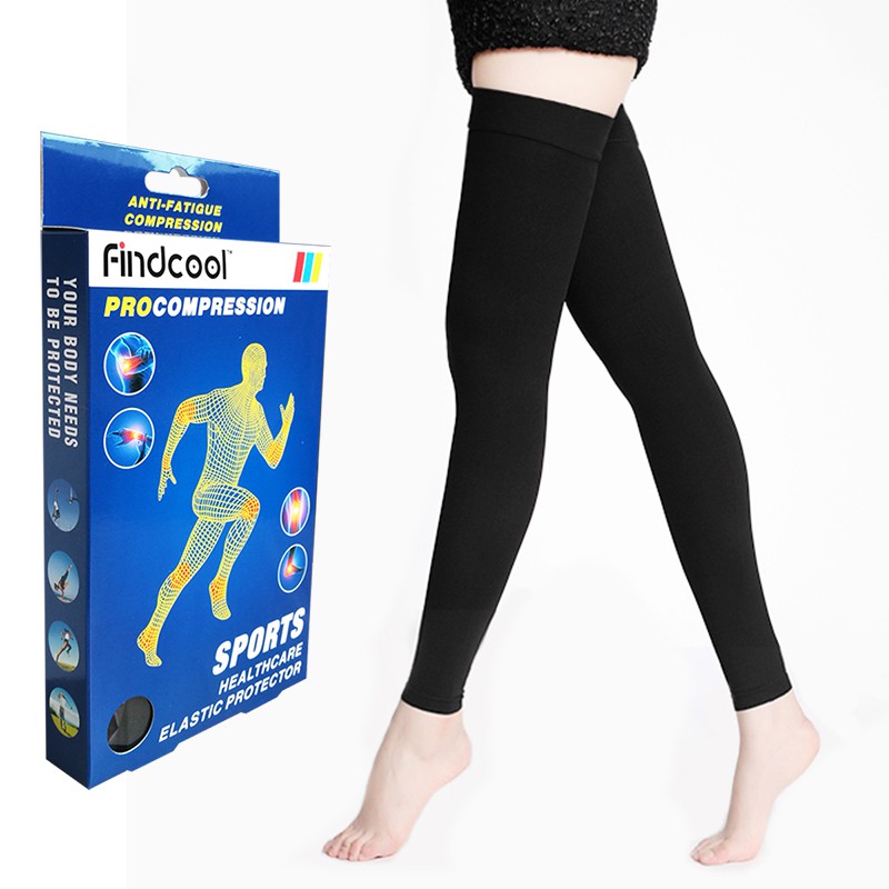 Findcool Compression Thigh Sleeve Graduated Compression Stockings ...