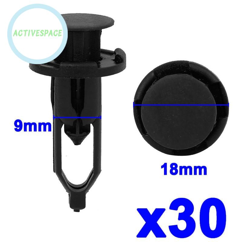 30 PCS Bumper Retainer Clips Fasteners For Toyota | Shopee Malaysia