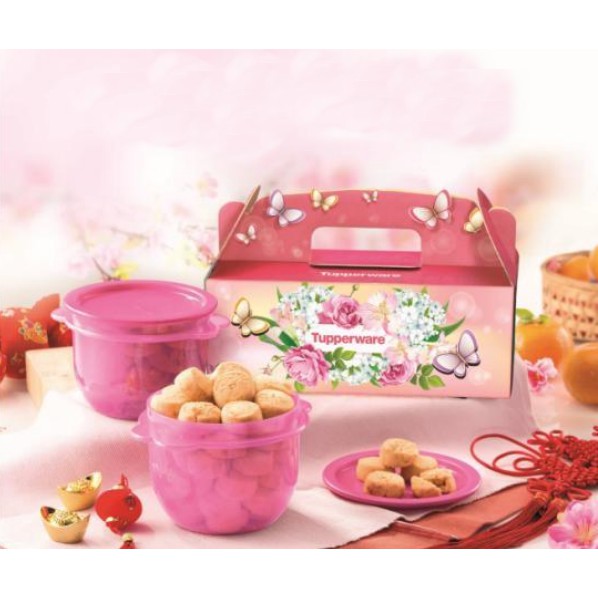(READY STOCK) Tupperware Chinese New Year Cookies Gift Set | Shopee ...