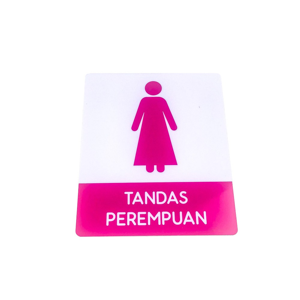 PVC Signs Ruang Solat Tempat Wuduk Matikan Telefon Bimbit Bilik Bacaan ...