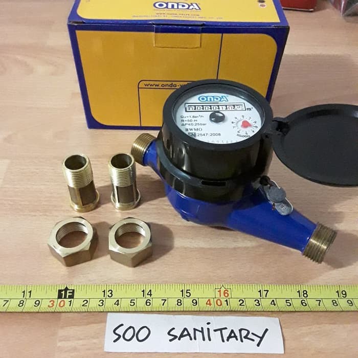 Water Meter 1/2" Inch Onda Brass - Iron Brass Water Meter | Shopee Malaysia