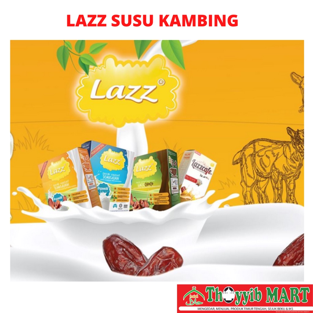 LAZZ SUSU KAMBING ORIGINAL // KURMA // COKLAT [500GM] // LAZZCAFE (25GM ...