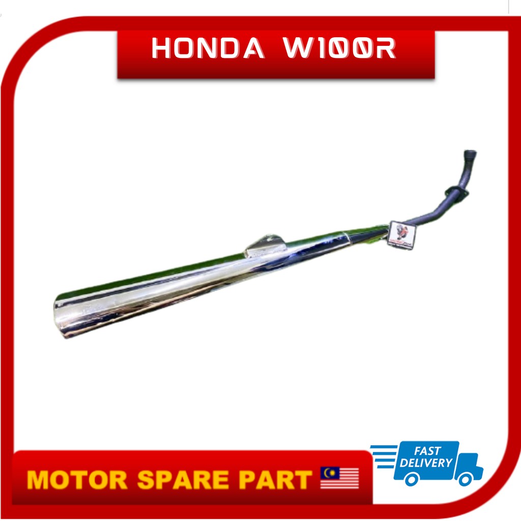 Honda Wave100R, W100R Exhaust Pipe, W100R Ekzos Standard, W100R ...