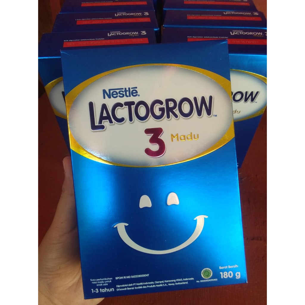 Nestle LACTOGROW Milk 3 Honey 180gram | Shopee Malaysia