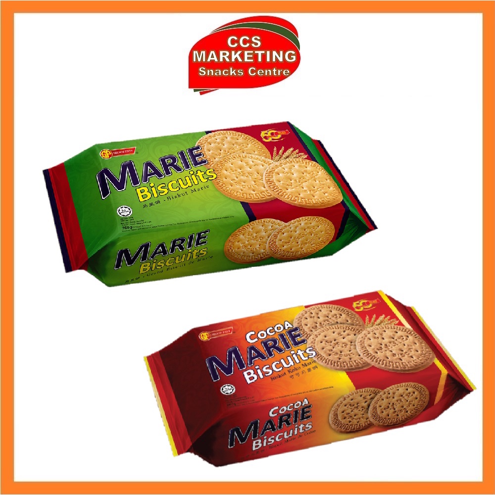 CCS Shoon Fatt Marie Biscuits / Cocoa Marie Biscuits ( 265g ) | Shopee Malaysia