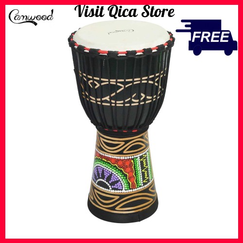 Camwood Wooden African Drum Djembe Bongo Congo Hand Drum Percussion ...