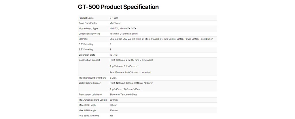 Invasion GT-500 (ATX Gaming Case) | Shopee Malaysia