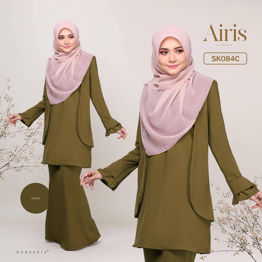 🔥 NEW 🔥 KURUNG AIRIS COLOR BATCH 2 | NURSAFIA | IRONLESS | Shopee Malaysia