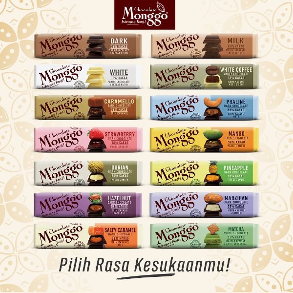 Monggo Bar Chocolate 40gr (many Variants) | Shopee Malaysia