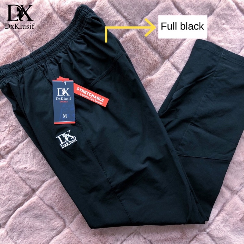 Seluar Tracksuit Hitam | Shopee Malaysia