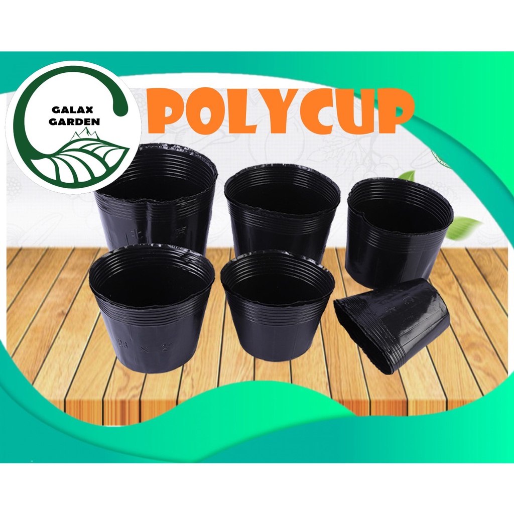 POLIBAG HITAM TANAM POKOK ANAK (POLI CAWAN HITAM) PE / SEMAI ANAK POKOK ...