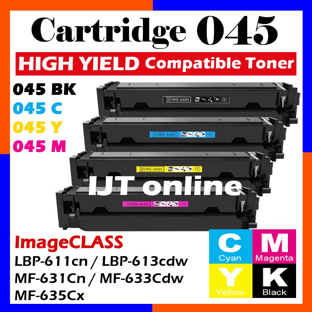 Compatible to Canon 045H Cartridge 045H CART CRG 045 LBP611cn LBP613cdw ...