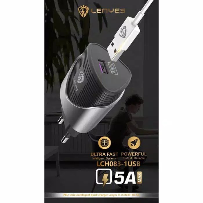 Fg STORE Shell CHARGER LENYES LCH083 1 USB QC 5.0A/3 USB QC 3.1A FAST ...