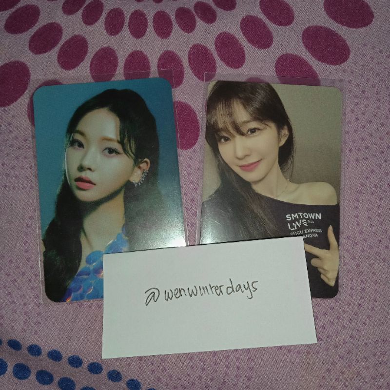 Photocard PC ONLY RED VELVET IRENE RV SMCU SPECIAL AR TICKET TIKET KARINA AESPA NEXT LEVEL ...