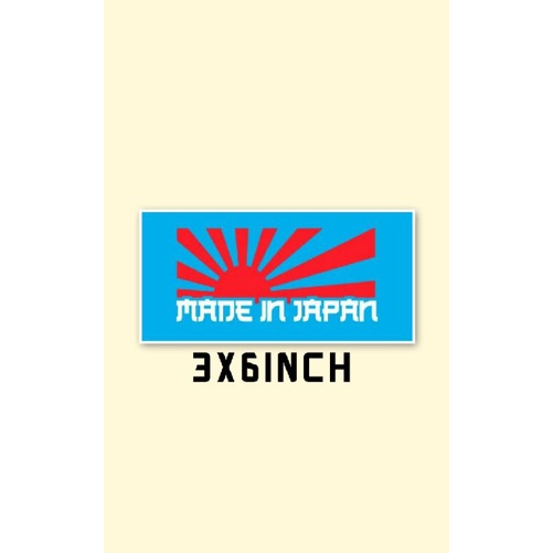 Made in Japan sticker made from vinyl waterproof sticker | Shopee Malaysia