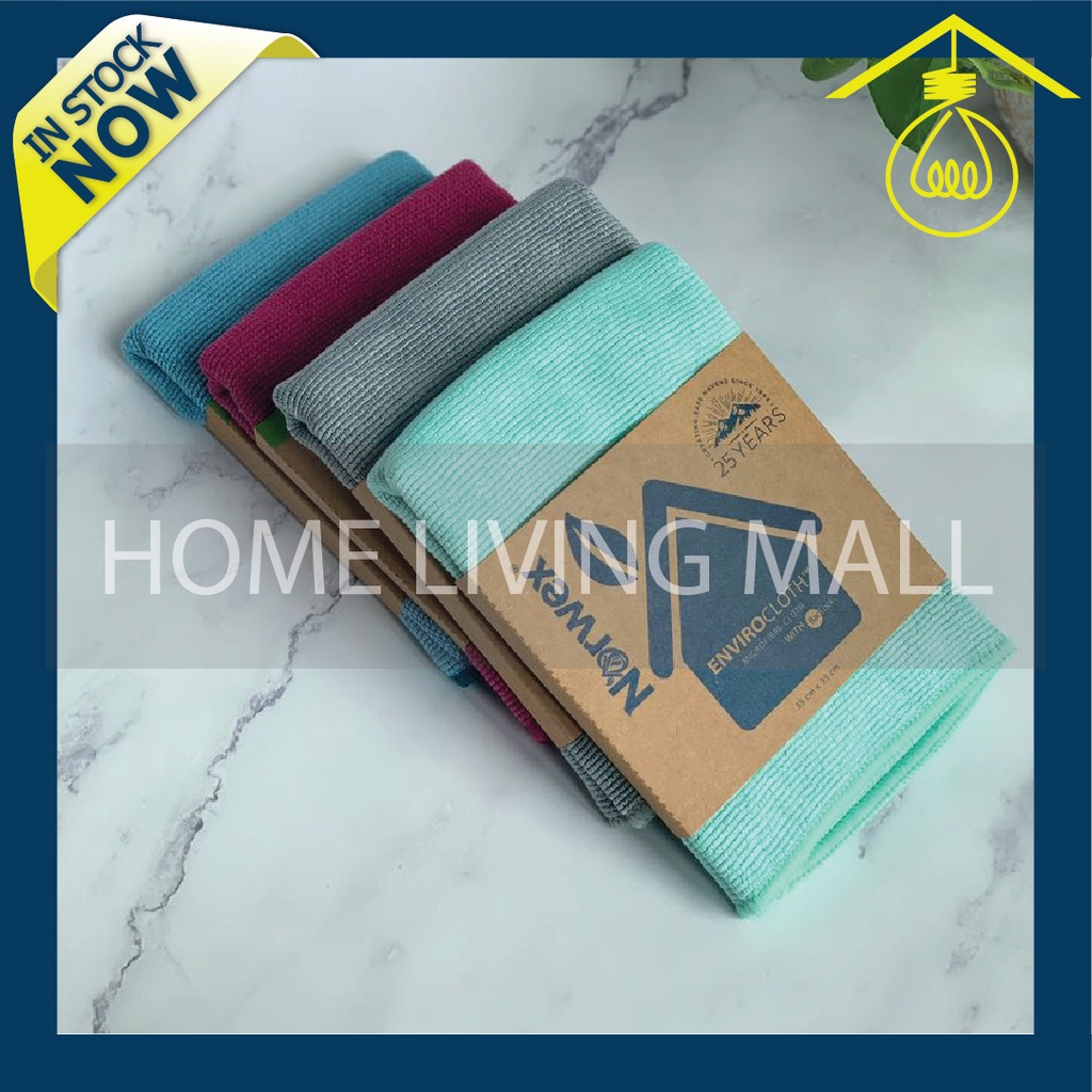 Norwex Enviro Cloth Original Microfiber Kain Mikrofiber Baclock ...