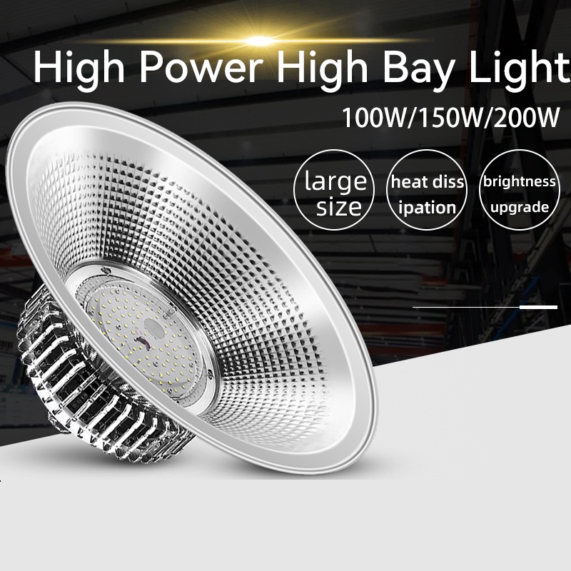Wide Beams High Bay Light 50W 100W 150W 200W LED High Bay Lights Super ...