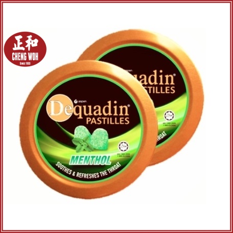 Dequadin Pastilles 46g Menthol (Soothes & Refreshing The Throat ...