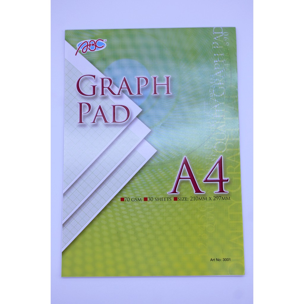 ABC3001 A4 GRAPH SECTION PAD | Shopee Malaysia