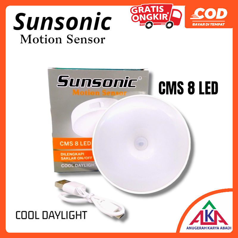 C Motion Sensor Light With 8-LED CMS On Off Switch | Shopee Malaysia