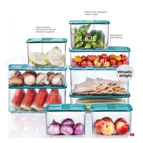 Tupperware Fresh n’ Clear Set 1.6L/1.62L/2.5L | Shopee Malaysia