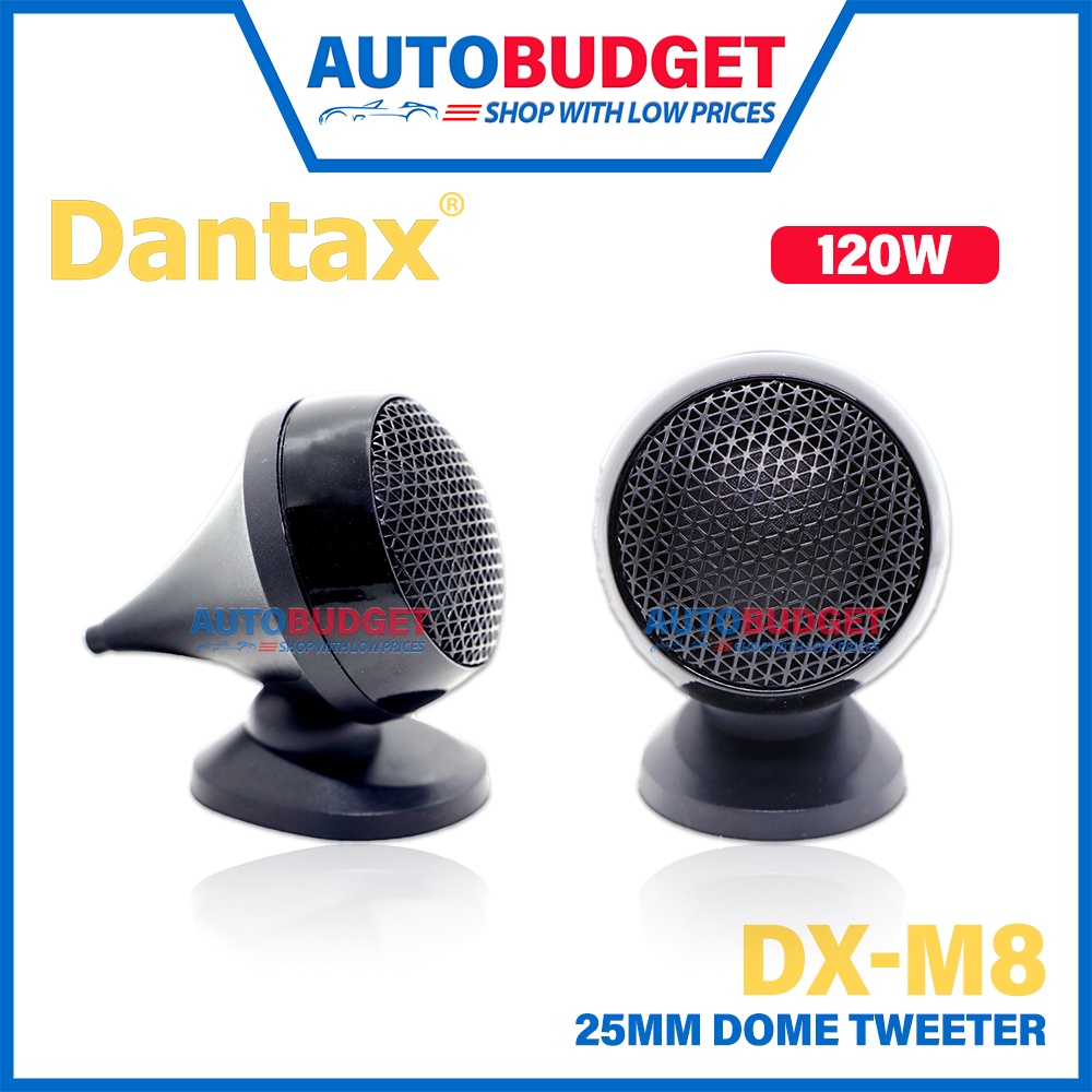 DANTAX 25mm Dome Tweeter 150Watts DX-M8 CT-57 1" Universal Use Car ...
