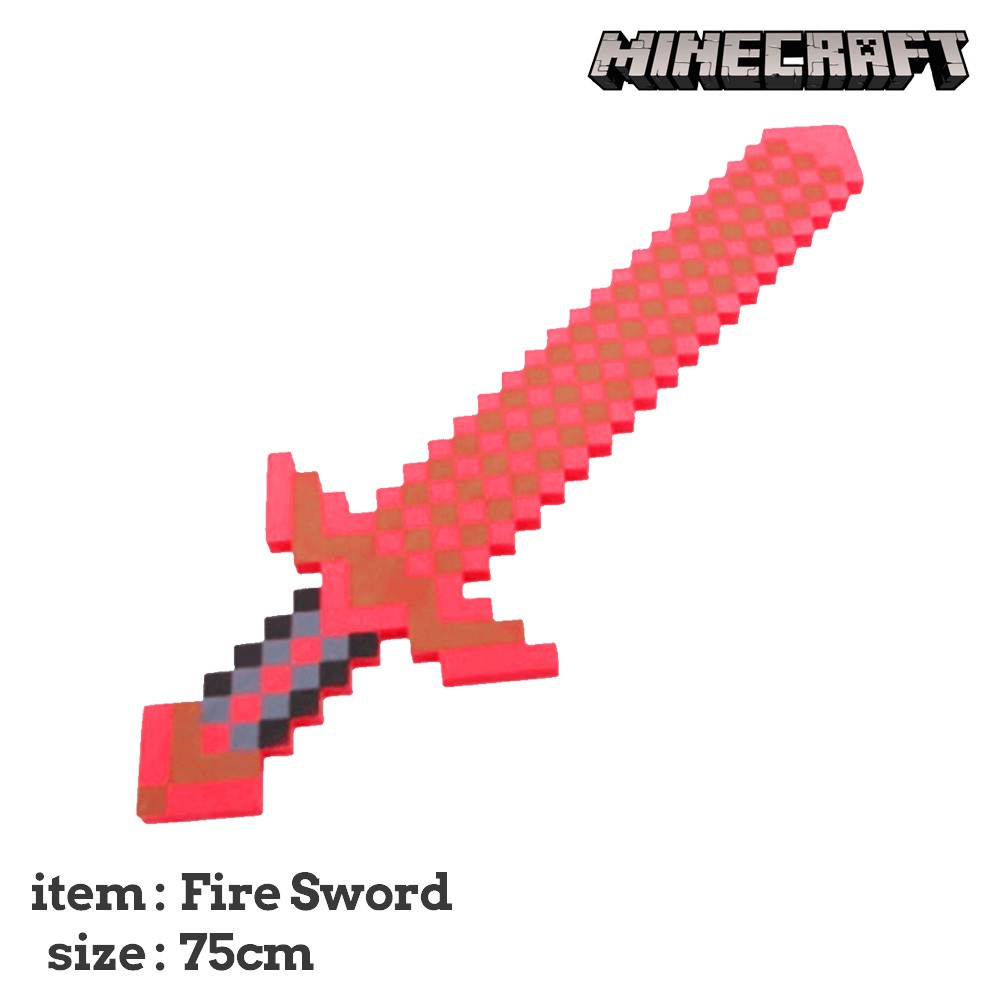 [READY STOCK] Minecraft Foam Toys Cosplay Party - Fire Lighting King ...