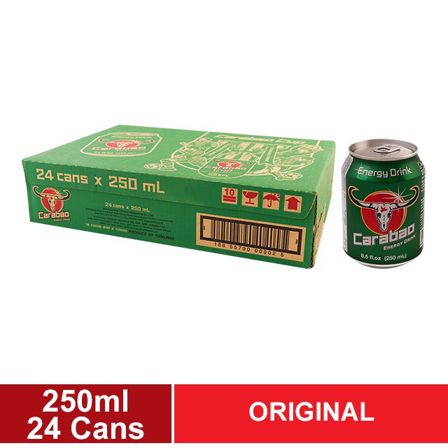 Carabao Energy Drink Original 1carton [250ml x24] | Shopee Malaysia
