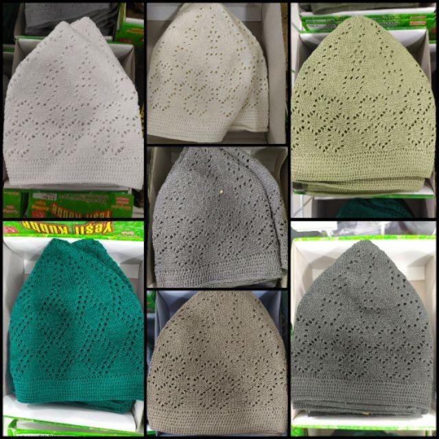 Kopiah Kait Turki turkey Yessil Kubbe Free Size Budak Dewasa | Shopee ...