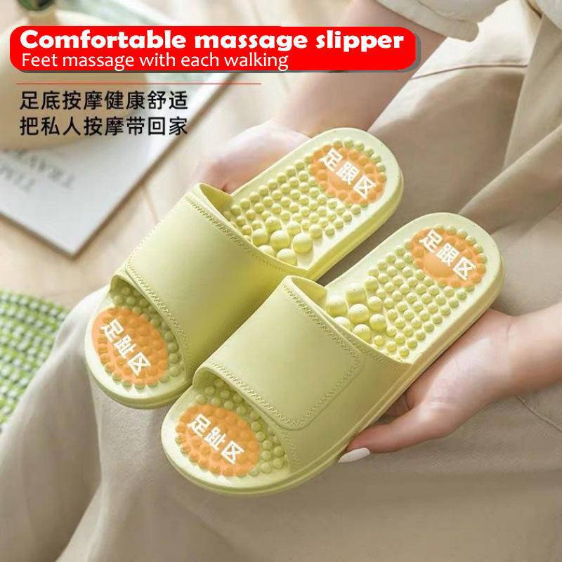 Reflexology Foot Healthy Slippers Selipar Urut Tapak Kaki Foot Massage Slippers Shopee Malaysia
