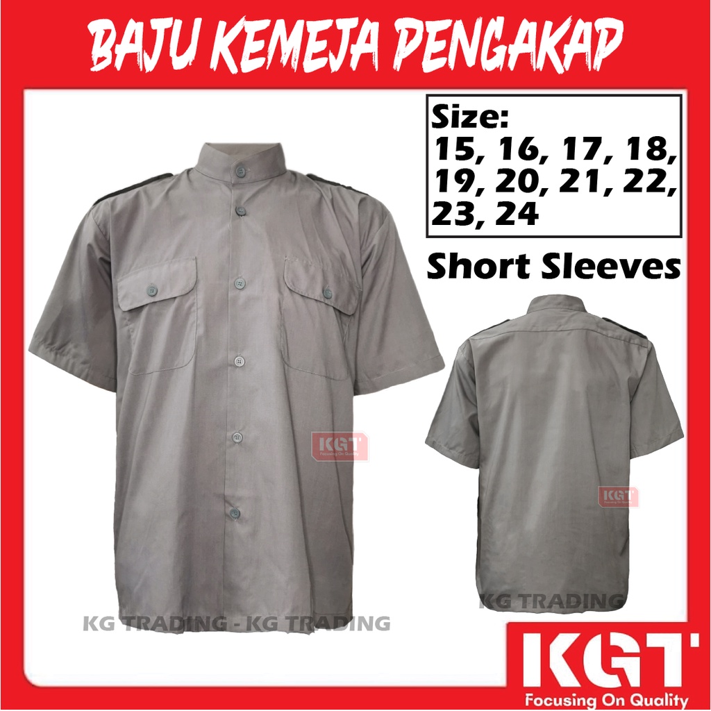 BAJU KEMEJA PENGAKAP LENGAN PENDEK SERAGAM SEKOLAH BAJU SHJ (SCOUT ...